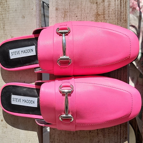 Steve Madden | Shoes | Steve Madden Pink Shoes Preppy Loafer Size 8 2 ...